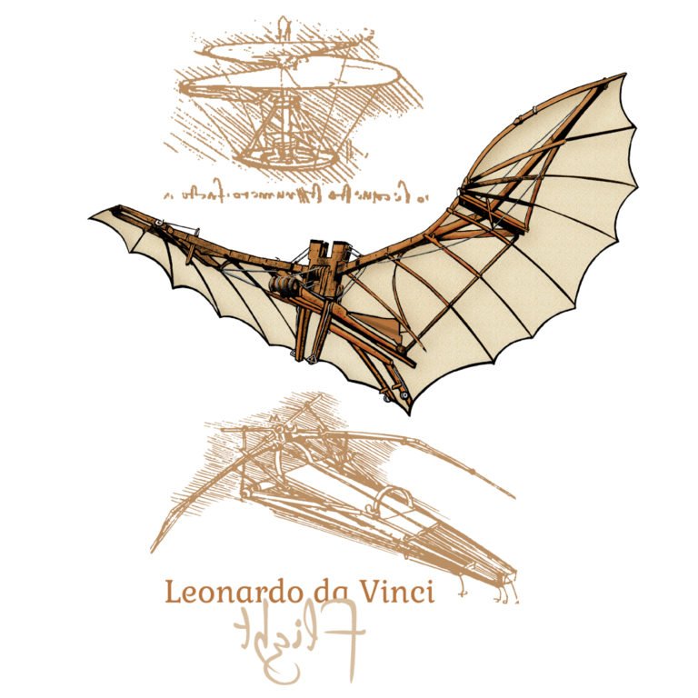 da Vinci Flight T-Shirt – PatentWear